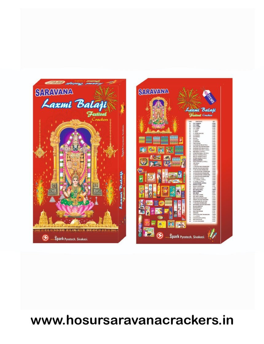 60 Item Laxmi Balaji - Hosur Saravana Crackers