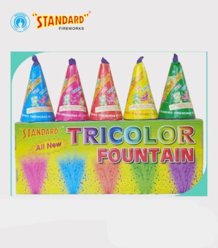 Tri color fountain millennium - Hosur Saravana Crackers